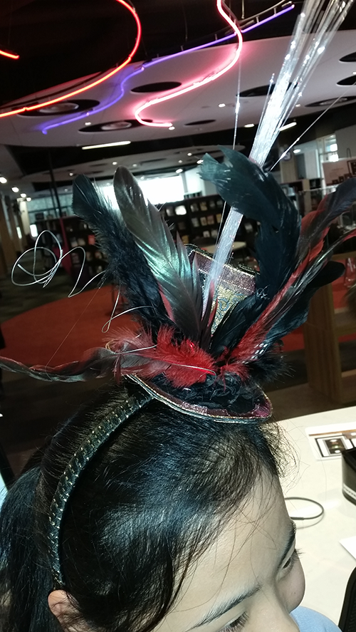 LED light up fascinators – All Hallows' School Library