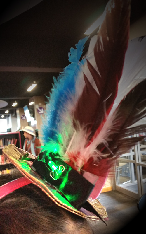 LED light up fascinators – All Hallows' School Library