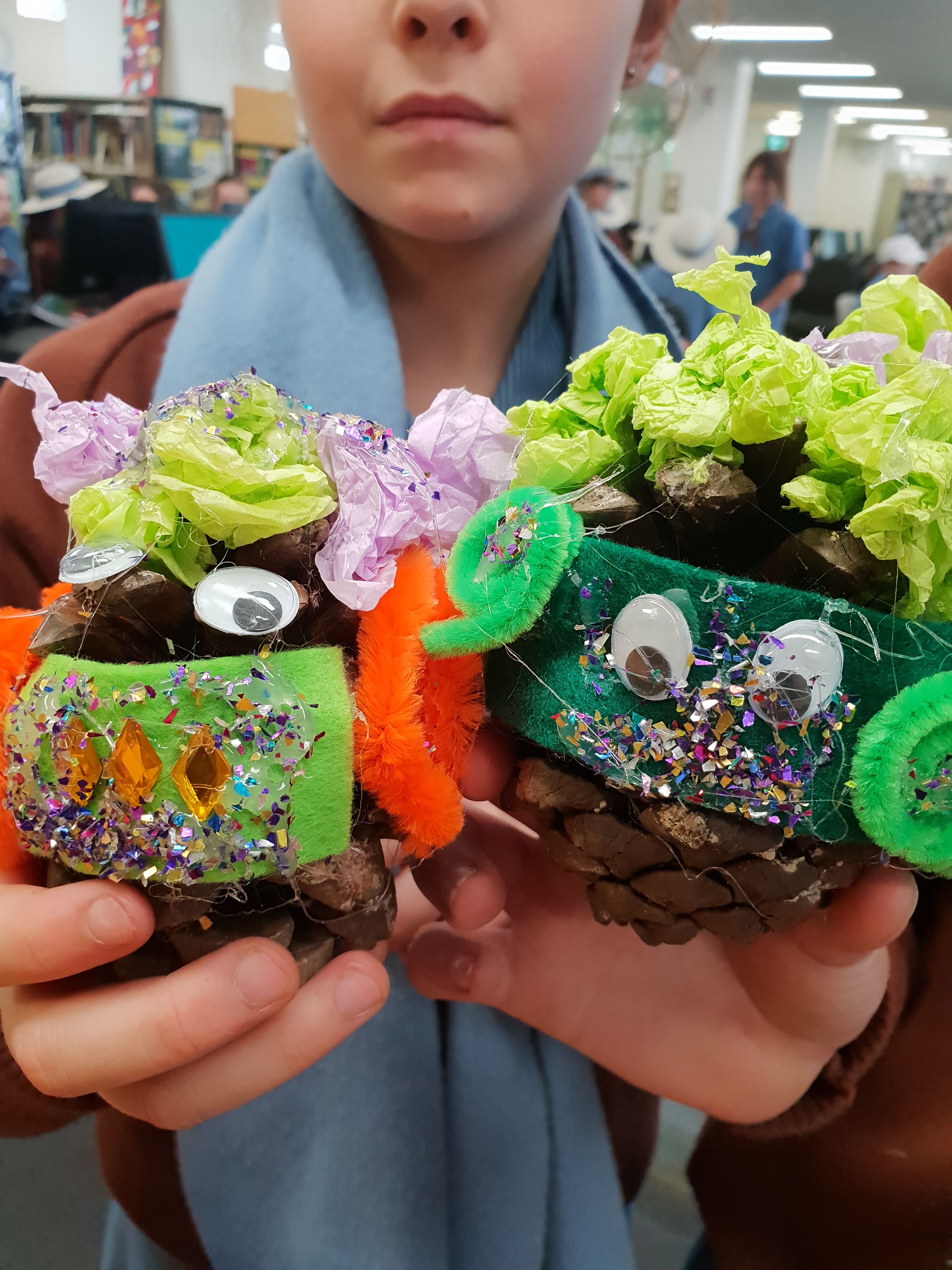 Kooky Cone Critters – All Hallows' School Library