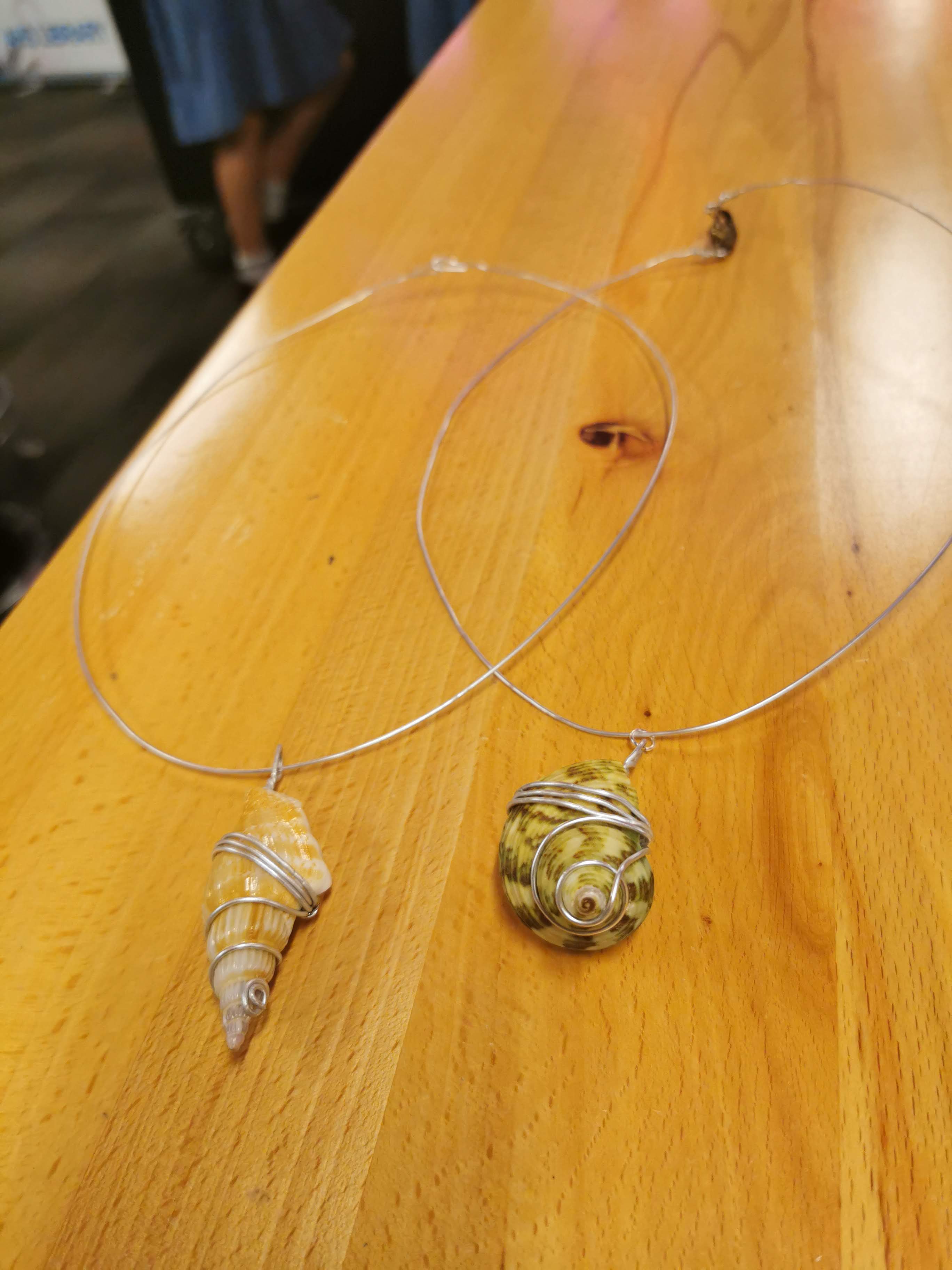 Wire Wrapping Shell Jewellery – All Hallows' School Library