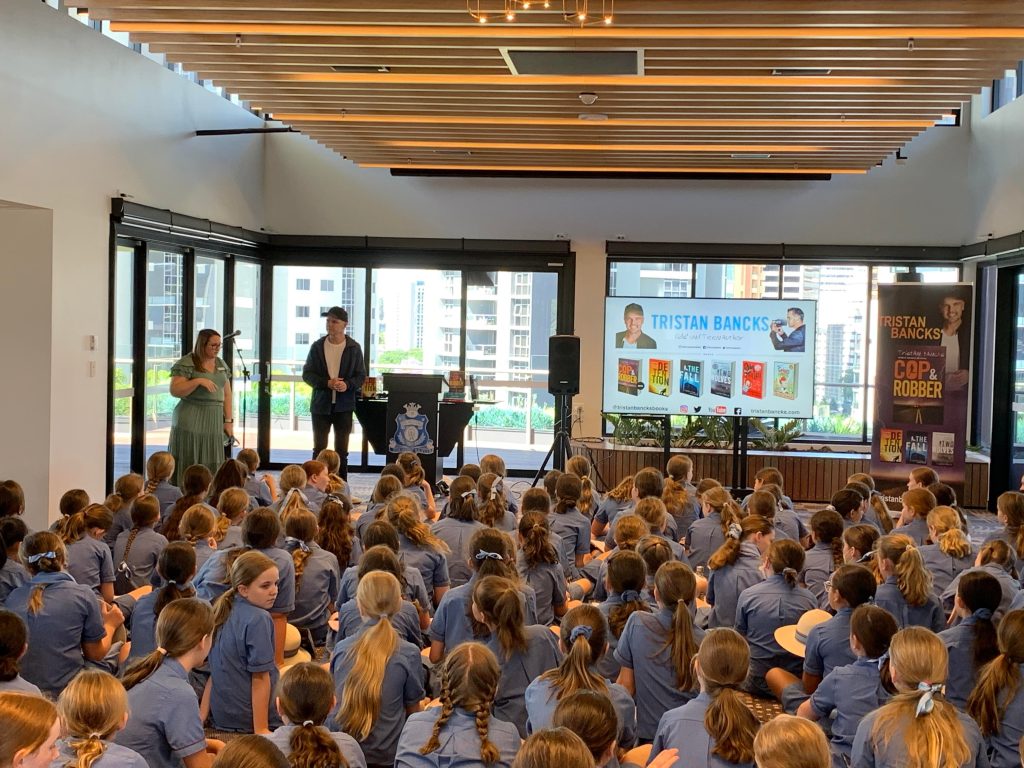 Author Visit with Tristan Bancks – All Hallows' School Library