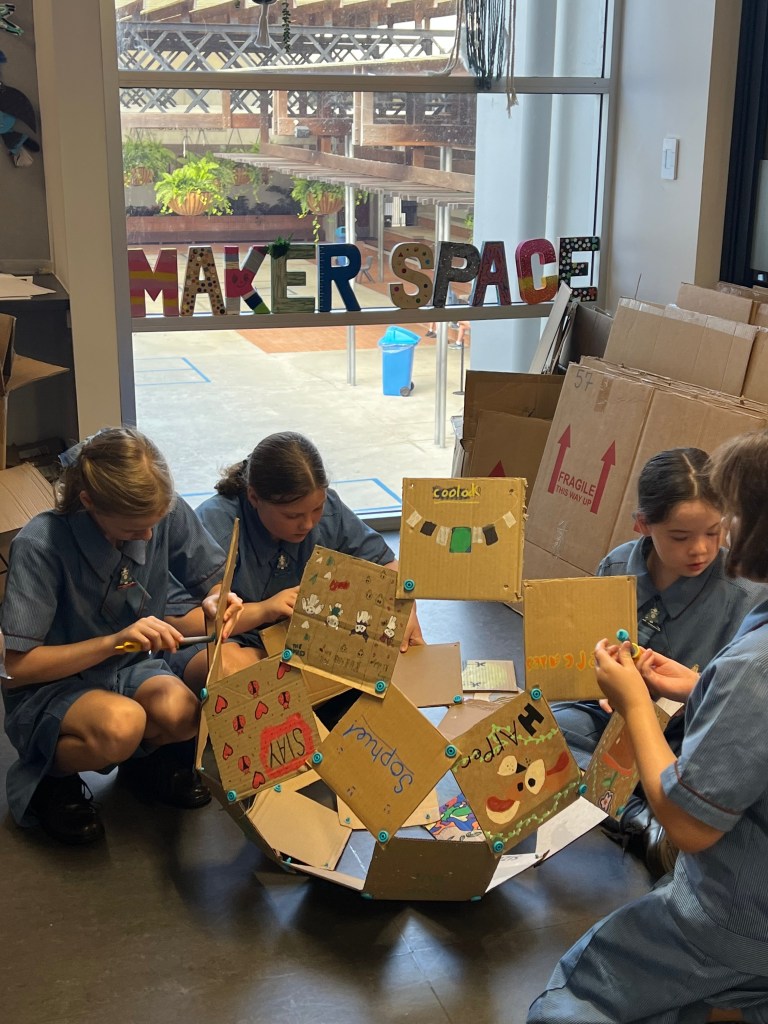 Makerspace workshops in action Term 1 2023 – All Hallows' School Library